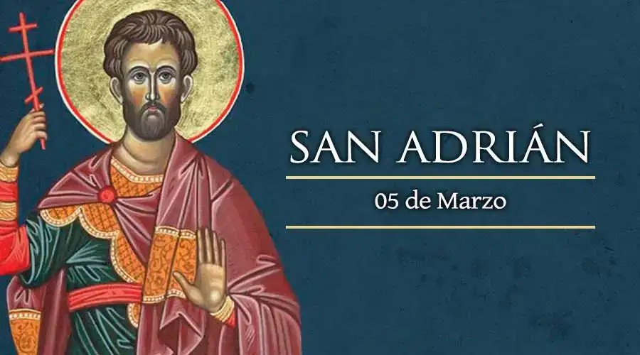 Hoy es día de San Adrián, soldado romano que se convirtió al ver la fe ...